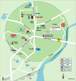 Lodha Casa Royale Map - Majiwada, Thane Location Map