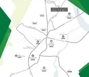 Lodha Codename Only the Best Map - Kolshet Road, Thane Location Map