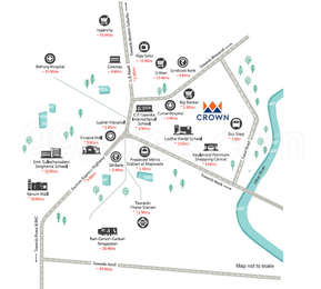 Lodha Palava Crown Map - Hedutane, Navi Mumbai Location Map