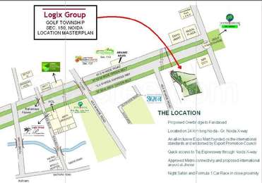 Logix Group Builders Logix Gracia Map - Sector 150, Noida Location Map