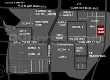Lokhandwala Infrastructure Builders Lokhandwala Highland Tower Map ...