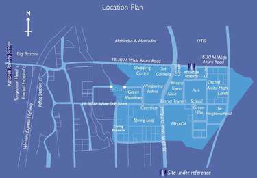 Lokhandwala Infrastructure Builders Lokhandwala Fountain Heights Map ...