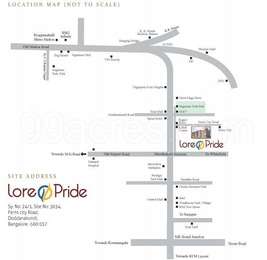 Lore Infra Lore Pride Map - Mahadevapura, Bangalore East Location Map