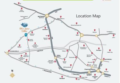 Lotus Blue Infra Projects Blue Lotus Villas Map - Patancheru, Hyderabad ...