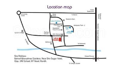 Lotus Landmarks Lotus Siddhi Map - Aundh, Pune Location Map