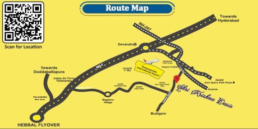Lucy Dew Properties Sri Krishna Oasis Map - Budigere, Bangalore ...