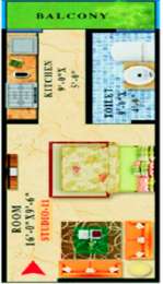 2 BHK Apartment / Flat for sale in Lucky Homes The Palm Ashiyana ...