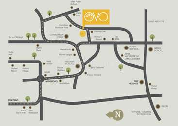 Lushlife Developers Lushlife Ovo Map - Undri, Pune Location Map