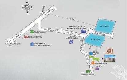 M TECH Buildcon M Tech Raja Royal Retreat Map - Bariatu, Ranchi ...