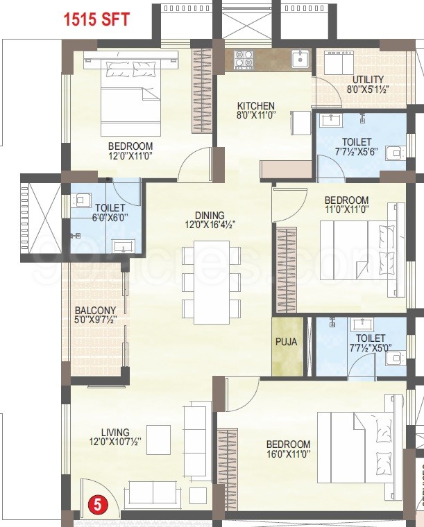 MVV Builders MVV City Floor Plan - MVV City Madhurawada Visakhapatnam