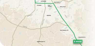 Ma Sarada Constructions Bangalore Ma Sarada Upavan Map - Bommasandra ...