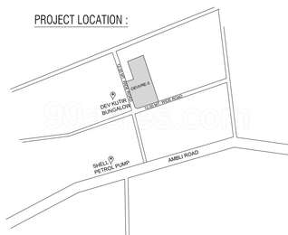 Madhav Avenue LLP Madhav Oeuvre 3 Map - Ambli, Ahmedabad West Location Map