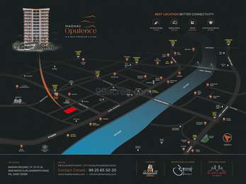 Madhav Group Surat Madhav Opulence Map - PAL, Surat Location Map