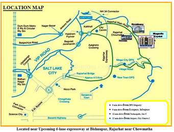 Magnolia Infrastructure Development Magnolia Crystal Map - Rajarhat ...
