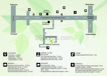 Maha Builders Maha Sindhu Gardens Map - Chromepet, Chennai Location Map