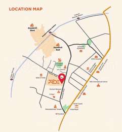 MAHAAVIR BUILDCON Mahaavir Pride Map - Dombivli East, Mumbai Location Map