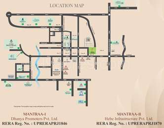Mahagun Group Mahagun Mantraa 2 Map - Greater Noida West Location Map
