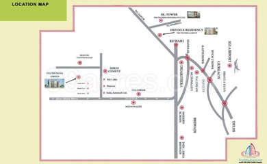 Mahalaxmi Buildwell Mahalaxmi Lord Krishna Terraces Map - Dalanwala ...