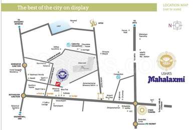 Mahalaxmi Constructions Ushas Mahalaxmi Map - Kondapur, Hyderabad ...