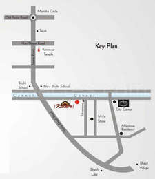 Mahalaxmi Developers Vadodara Mahalaxmi City Corner Map - Bhayli ...