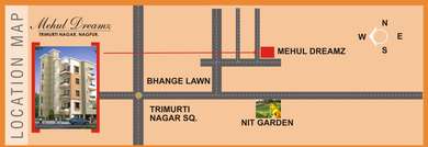 Mahalaxmi Realities Nagpur Mahalaxmi Mehul Dreamz Map - Trimurti Nagar ...