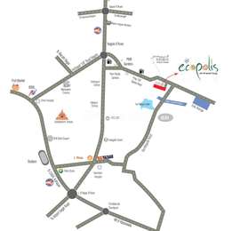 Mahanagar Homes Mahanagar Ecopolis Map - Nagole, Hyderabad Location Map