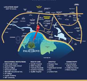 Mahaveer Group Mahaveer Palmgrove Map - Begumpet, Hyderabad Location Map