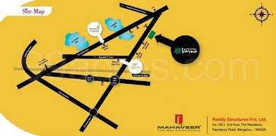 Mahaveer Group Mahaveer Chalet Map - Hosabasavanapura, Bangalore East ...