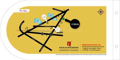 Mahaveer Group Mahaveer Varna Map - Ardendale, Kannamangala, Bangalore ...