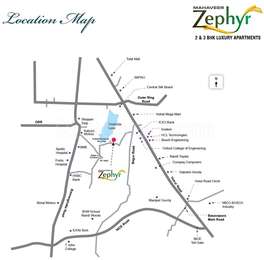 Mahaveer Group Mahaveer Zephyr Map - Kodichikkanahalli, Bommanahalli ...