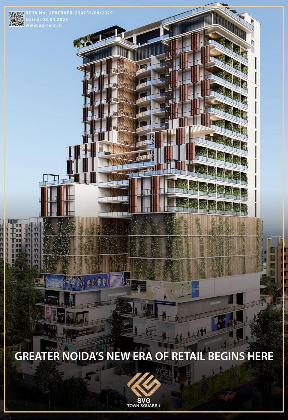 SVG Town Square 1 Alpha 2, Greater Noida - Invest in Office spaces & Shops
