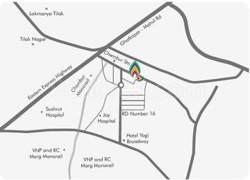 Mahavir Group Chembur Mahavir Arham Brindavan Map - Chembur East ...