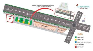 3 BHK Apartment / Flat for sale in Mahendra Square Bawadia Kalan Bhopal ...