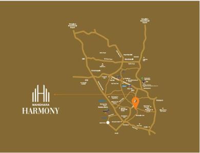 Mahidhara Projects Mahidhara Harmony Map - Sarjapur Road, Bangalore ...