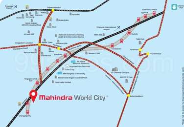 Mahindra Lifespaces Mahindra AquaVista Map - Mahindra City, Chennai ...