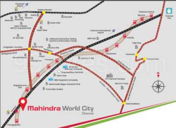 Mahindra Lifespaces Mahindra Lakewoods Map - Chengalpattu, Kanchipuram ...
