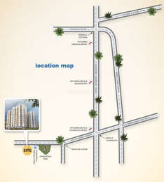 Natural Projects Symphony Towers Map - Behala, Kolkata Location Map