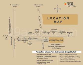 Maitreya Developers Nagpur Maitreya Lokvihar Orange City Park Map ...