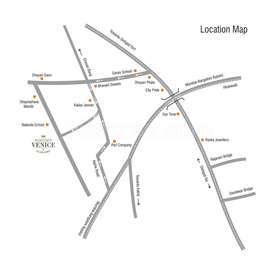 Majestique Landmarks Majestique Venice Map - Dhayari, Kasba Peth, Pune ...