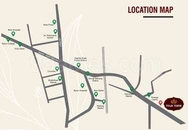 Makani Buildcon Makani Tulsi Tirth Apartment Map - Nashik Road Location Map