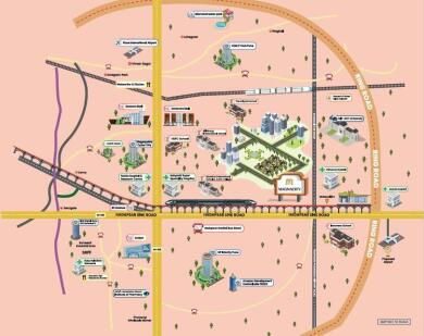 Kumar Realty Kumar Magnacity Map - Manjri BK, Pune Location Map