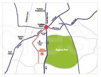 Man Developments Builders MAN Royal Bungalows Map - Rajendra Nagar ...