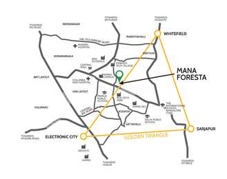 Mana Projects Builders Mana Foresta Map - Doddakannelli, Whitefield ...