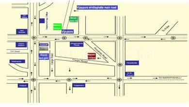 Manani Projects Manani Enclave Map - Devanahalli, Bangalore Location Map