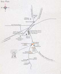 Manav Developers Manav CM Plaza Map - Atladra, Vadodara Location Map