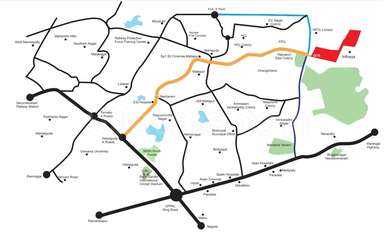 Manbhum Construction Hyderabad East Side Map - Chengicherla ...