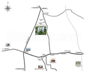 Mandavi Builders Mandavi Prince Palace Map - Hanumantha Nagar, Udupi ...