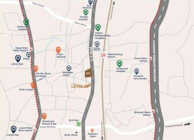Mangal Buildhome Mangal Business Park Map - Malad West, Mumbai Location Map