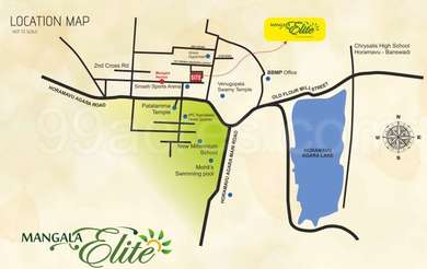 Mangala Developers Mangala Ellite Map - Horamavu, Bangalore North ...