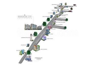 Mangalam Homes Mangalam City Map - Adityapur, Jamshedpur Location Map